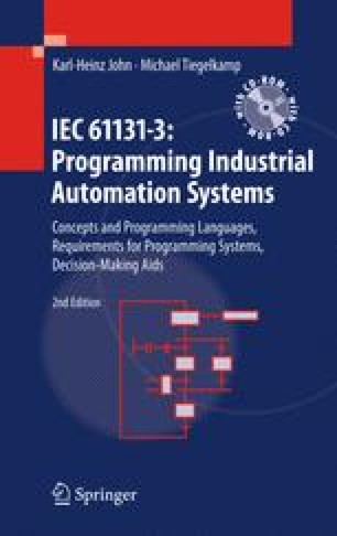The Programming Languages of IEC 61131-3 | SpringerLink