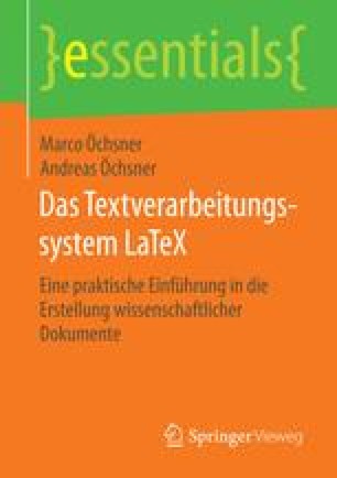 Einführung: Was ist LATEX? | SpringerLink