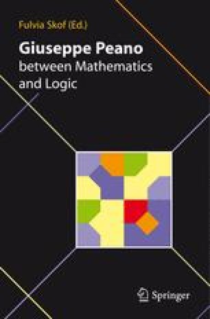 Peano and the Foundations of Arithmetic | SpringerLink