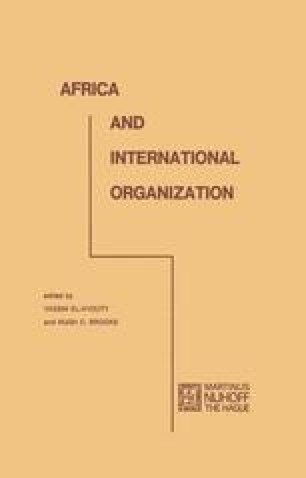The Role of the Organization of African Unity in Contemporary African ...