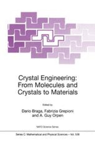 Crystal Engineering: From Molecules and Crystals to Materials | SpringerLink