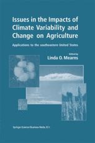 The Effect of Spatial Scale of Climatic Change Scenarios on Simulated ...