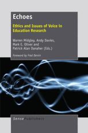 The Echoes of Voice in Education Research Ethics | SpringerLink
