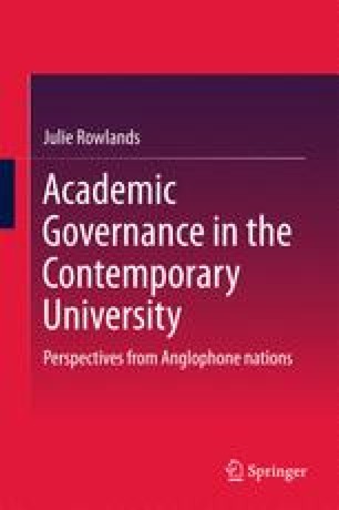 University Governance Models | SpringerLink