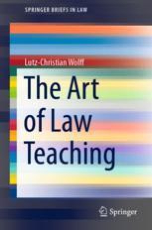 The Goals of Law Teaching | SpringerLink