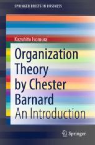 The Theory of Informal Organization | SpringerLink