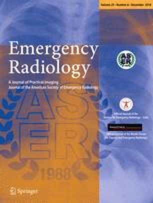 Emergency Radiology: its first 25 years: accomplishments to celebrate ...