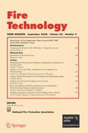 Guidance for Advanced Fire Suppression in Aircraft | SpringerLink