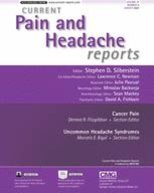 Nummular headache | SpringerLink