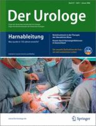 Ausgedehnte Steinbildung in der Prostataloge nach Adenomenukleation ...