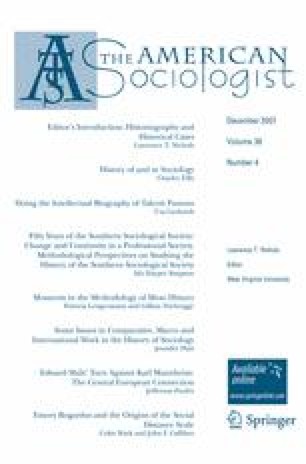 Emory Bogardus and the Origins of the Social Distance Scale | SpringerLink