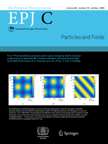 The European Physical Journal C | Volume 83, Issue 1