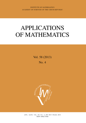 Applications of Mathematics | Volumes and issues