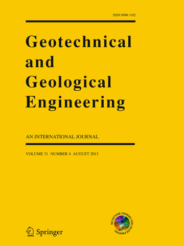 Geotechnical and Geological Engineering | Volumes and issues