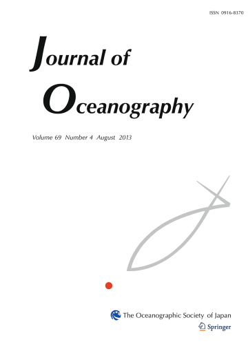 Journal of Oceanography | Volumes and issues