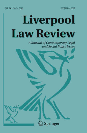 Liverpool Law Review | Volumes and issues