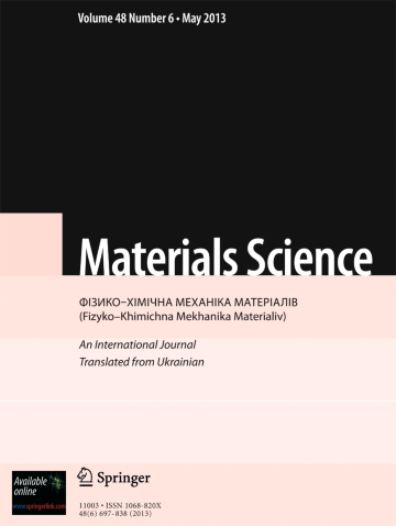 Materials Science | Volume 56, Issue 5