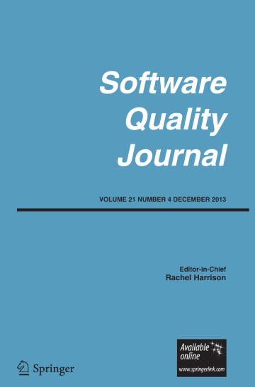 Software Quality Journal | Volumes and issues