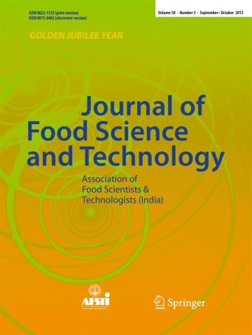 Journal of Food Science and Technology | Volume 60, Issue 3