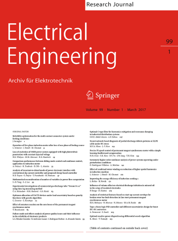 Electrical Engineering | Volumes and issues