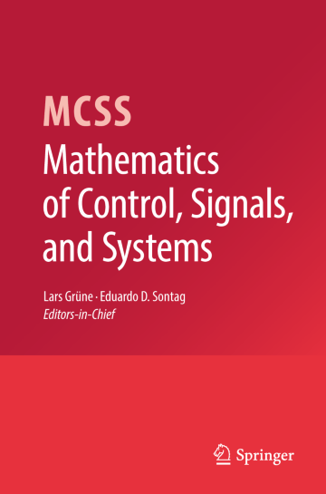 Mathematics of Control, Signals, and Systems | Volume 28, Issue 3