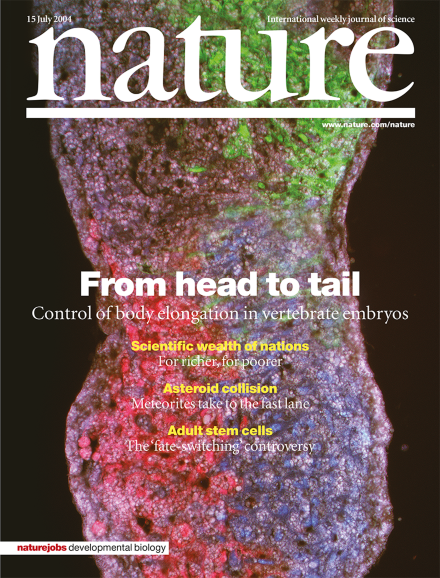 Volume 430 Issue 6997 15 July 2004 
