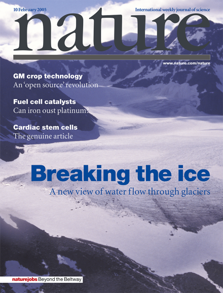 Volume 433 Issue 7026, 10 February 2005