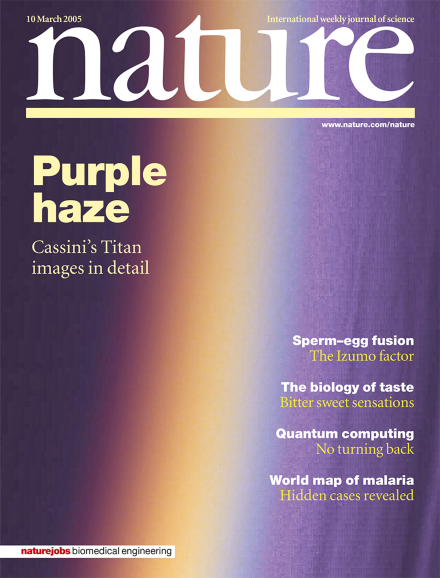 Volume 434 Issue 7030 10 March 2005