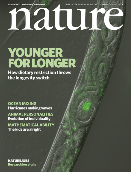 Volume 447 Issue 7144 31 May 2007 