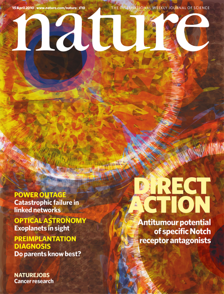 Volume 464 Issue 7291, 15 April 2010