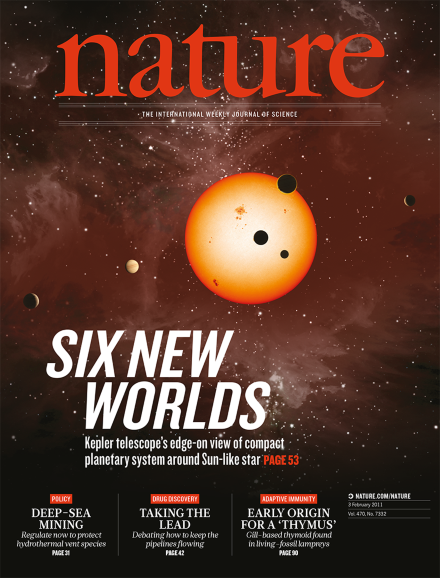 Volume 470 Issue 7332, 3 February 2011