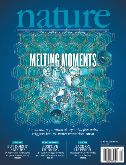 Volume 498 Issue 7454, 20 June 2013