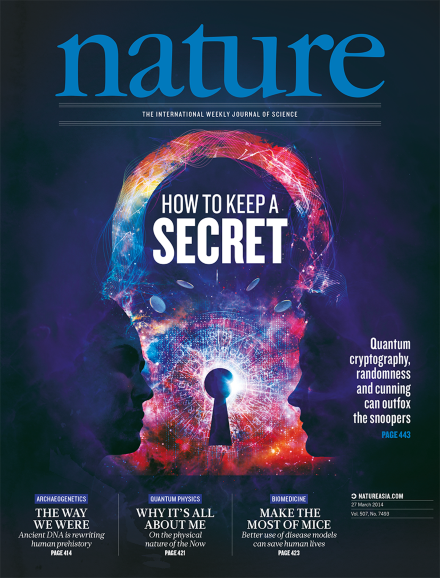 Nature Journal Cover Page