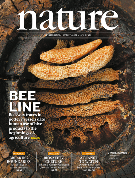 Volume 527 Issue 7577, 12 November 2015