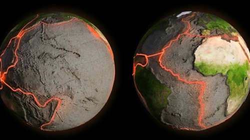 Plate tectonics modelling