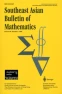 Articles | Southeast Asian Bulletin of Mathematics