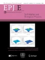 Home | The European Physical Journal E