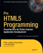 Pro HTML5 Programming: Powerful APIs for Richer Internet Application Development | Springer ...