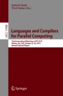 Languages and Compilers for Parallel Computing: 32nd International Workshop, LCPC 2019, Atlanta ...