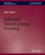 Explainable Natural Language Processing | SpringerLink