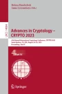 Advances in Cryptology – CRYPTO 2023: 43rd Annual International ...