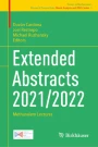 Extended Abstracts 2021/2022: Methusalem Lectures | SpringerLink