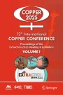 12th International Copper Conference: Proceedings of the Extraction ...