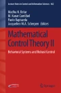 Mathematical Control Theory II: Behavioral Systems and Robust Control ...