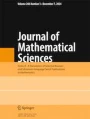 Home | Journal of Mathematical Sciences