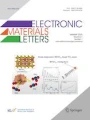 Home | Electronic Materials Letters