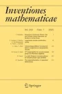 Home | Inventiones mathematicae