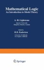 Mathematical Logic | SpringerLink