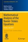 Mathematical Analysis of the Navier-Stokes Equations: Cetraro, Italy ...