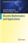 Discrete Mathematics and Applications | SpringerLink